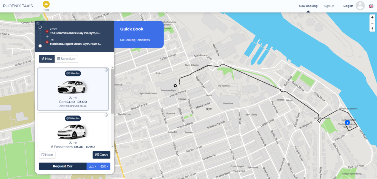 Book a Taxi Online | Pay Online - Phoenix Taxis